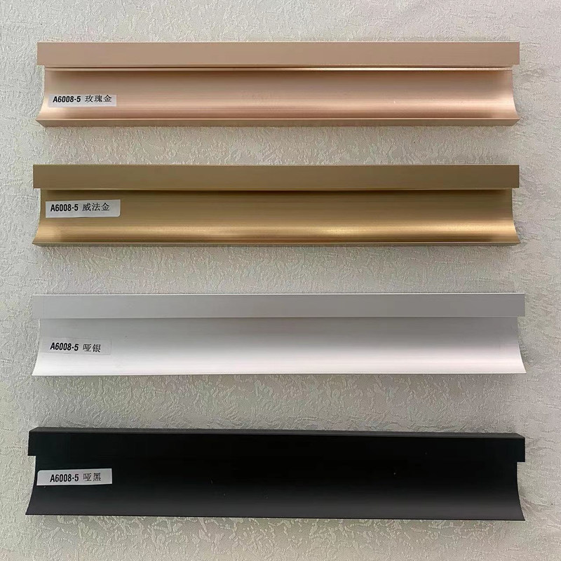 Aluminum Channel Profile Black Baseboard Skirting Board for Floor Wall ...