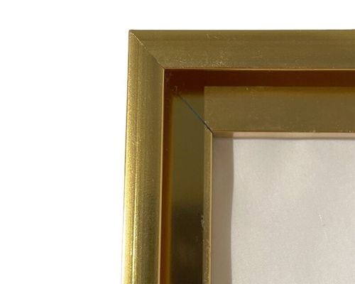 Bright Gold Finish Aluminum Profile for Decorative Standing Photo Frame ...